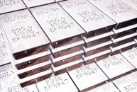 Large Stack Of Silver Bars - Coin Exchange NY