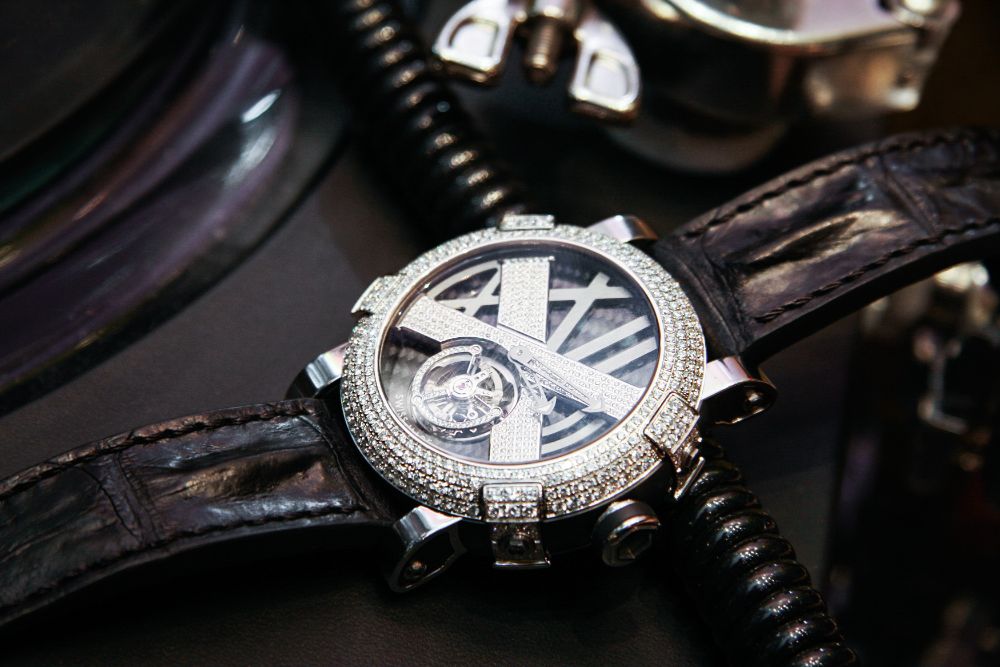 Watch Review: Jacob & Co 40mm Steel Pave Diamond Bezel MOP Pastel 5 ...