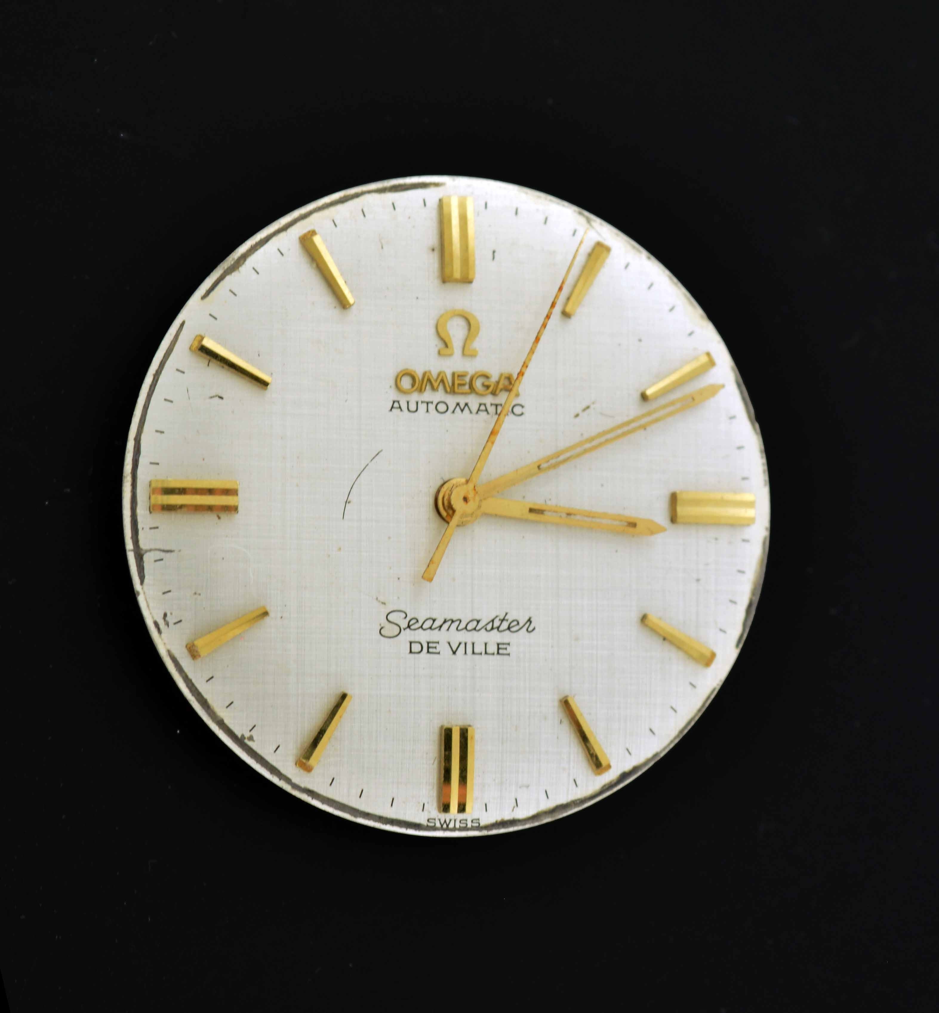 Vintage Omega Seamaster De Ville Cal 550 Automatic Watch Movement Dial ...