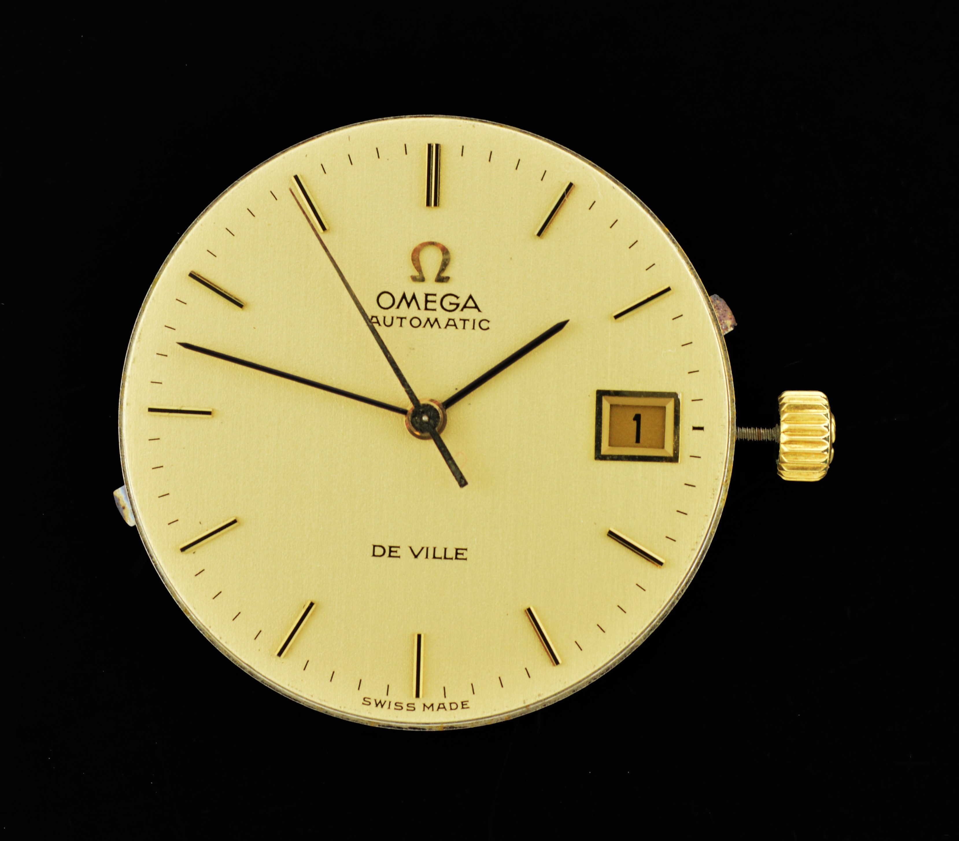 Vintage Omega De Ville Cal 1002 20 Jewel Date Automatic Watch Movement ...