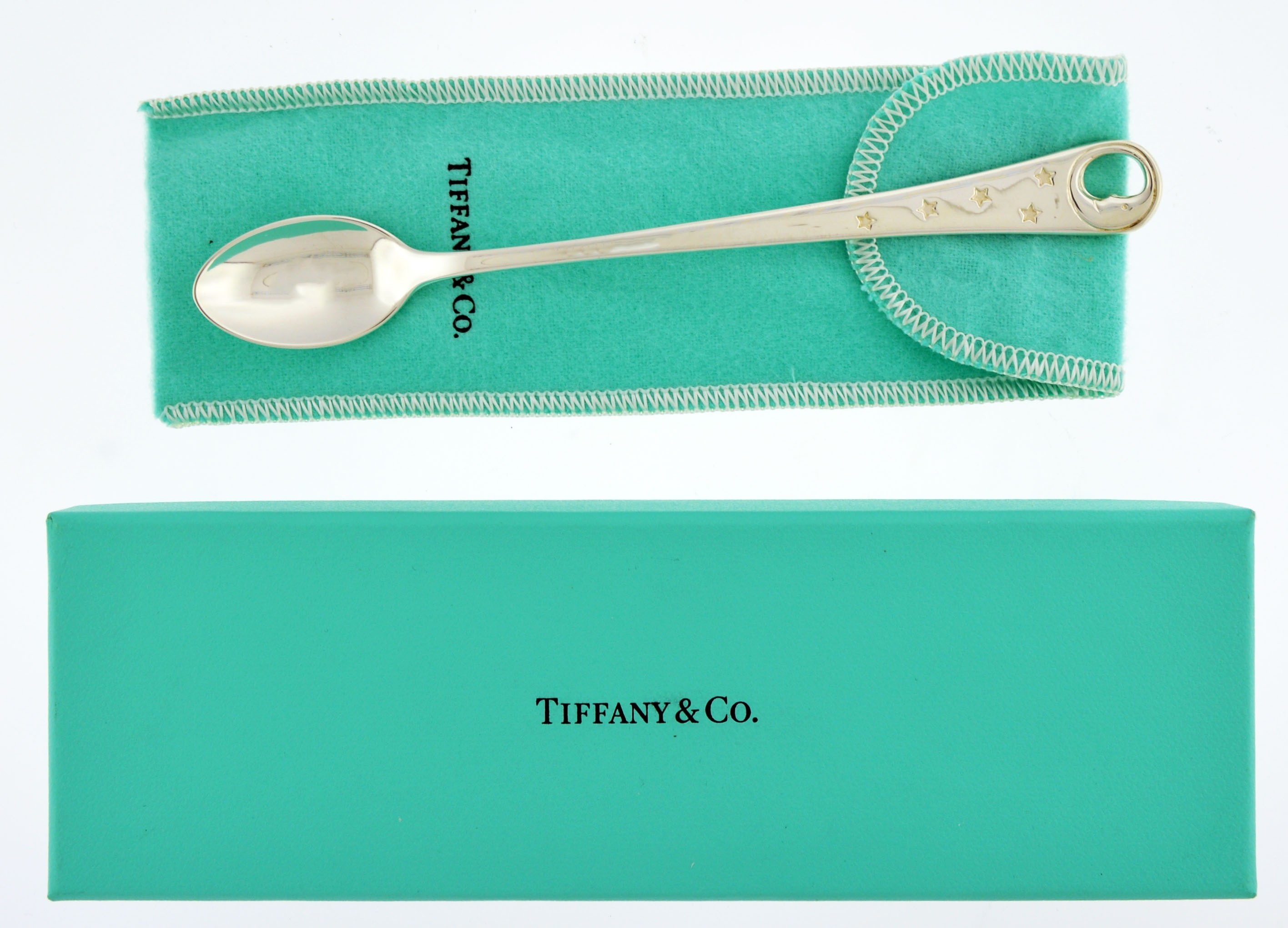 Tiffany & Co Spain 925 Sterling Silver Man In The Moon Baby Feeding ...