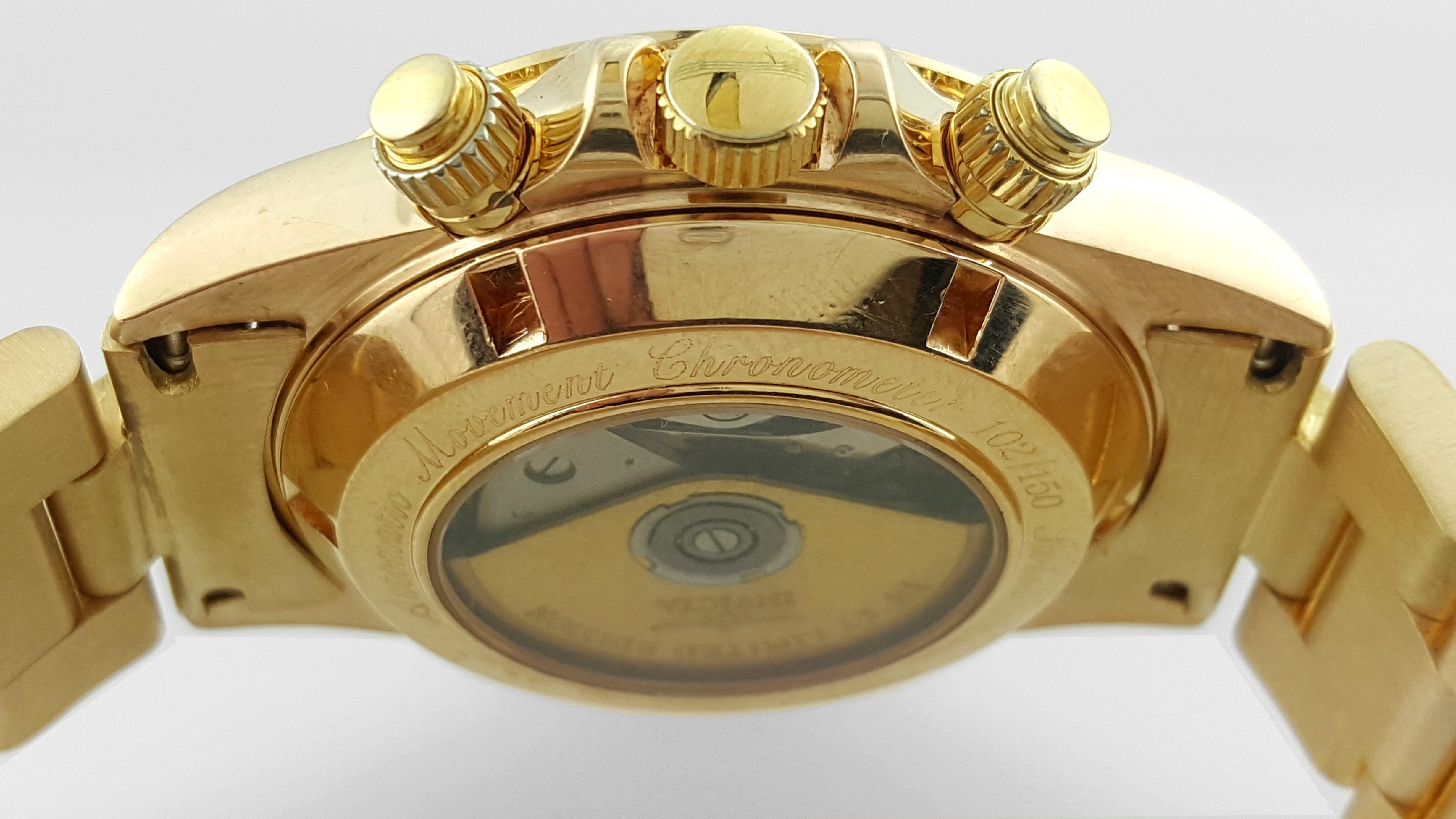 18k Solid Gold Invicta Limited edition 150 Automatic Chronograph Date ...