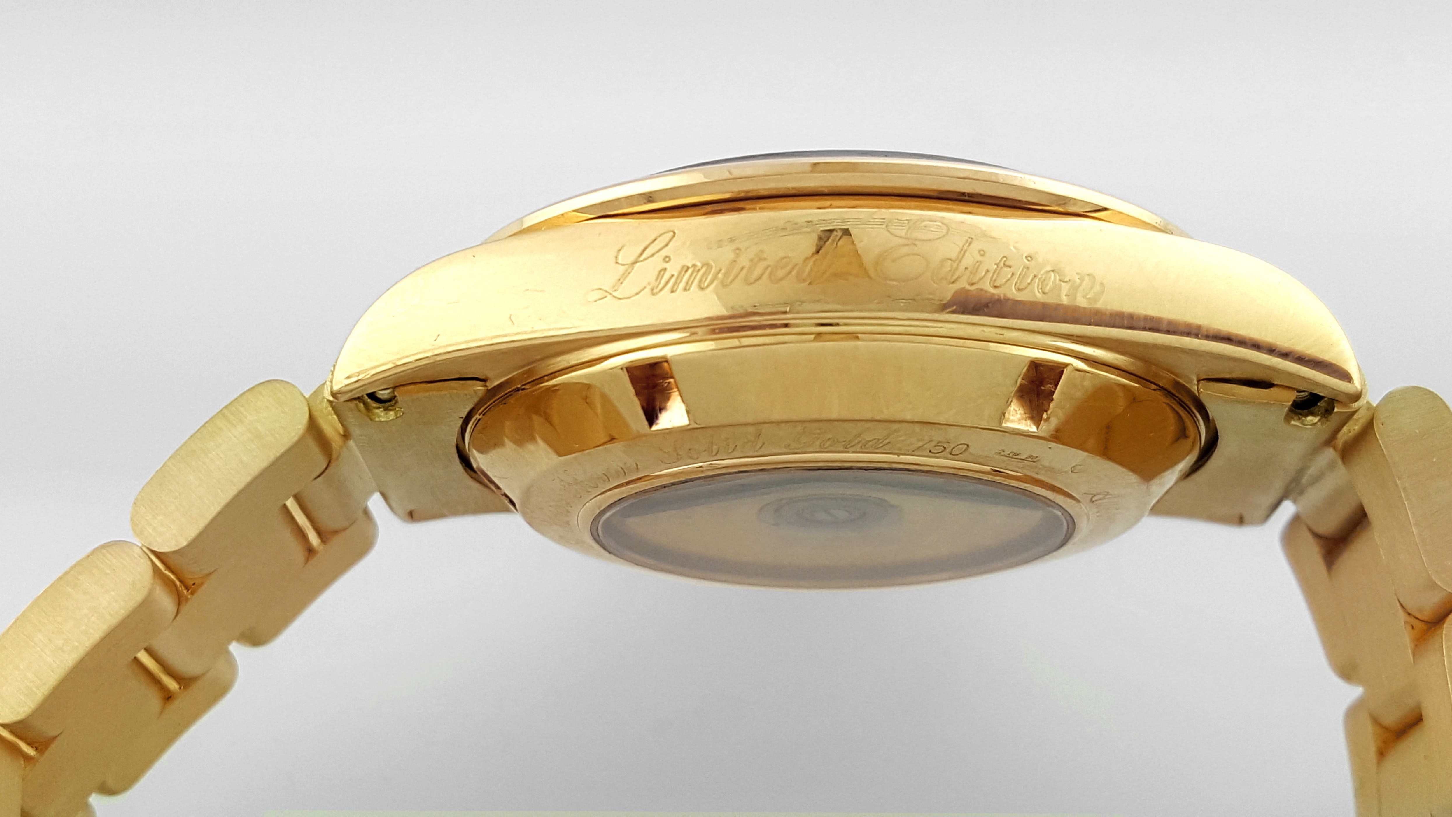 18k Solid Gold Invicta Limited edition 150 Automatic Chronograph Date ...