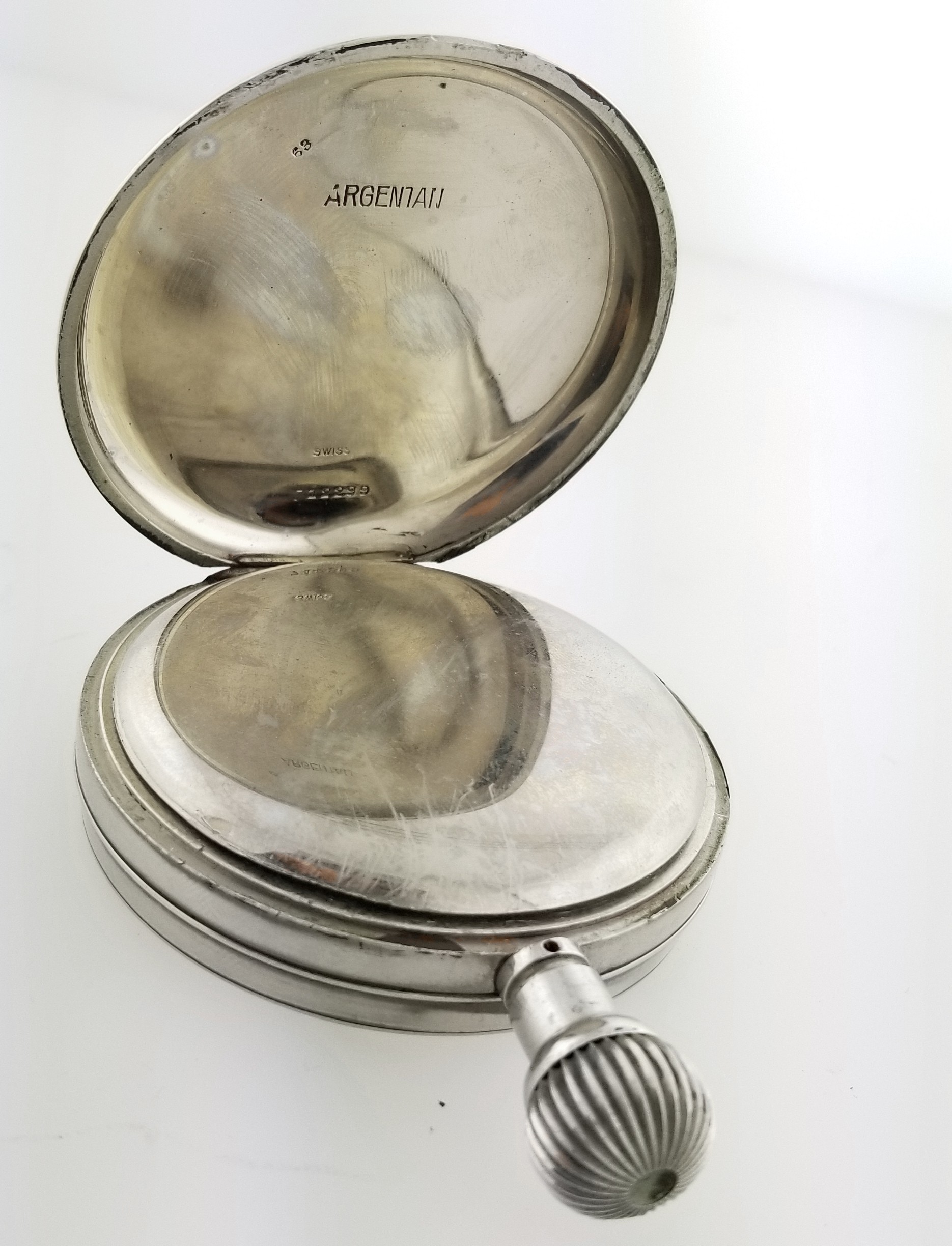 Doxa 8 day Automobile Watch Clock Immaculate original dial Works | Coin ...