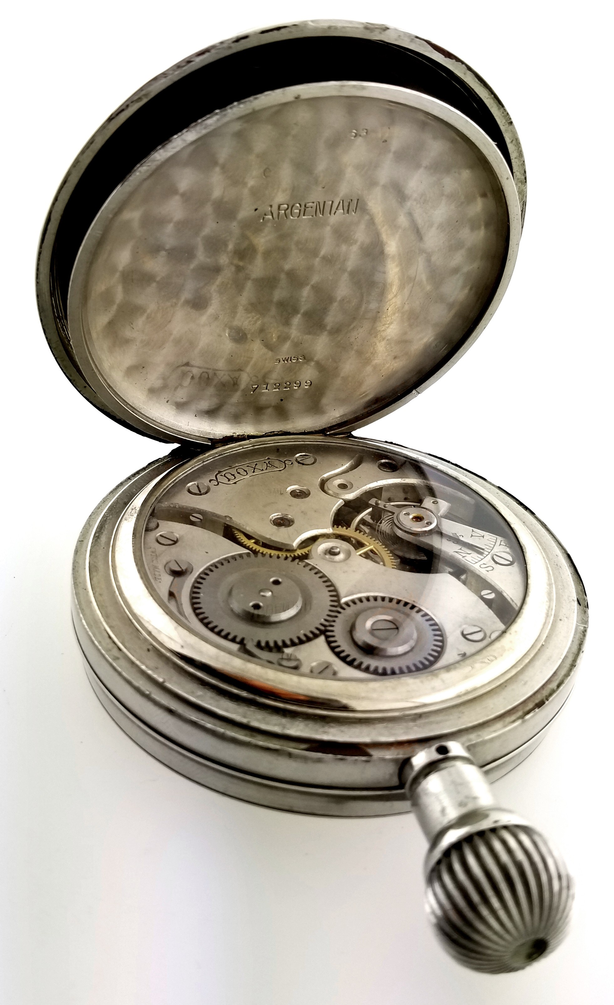 Doxa 8 day Automobile Watch Clock Immaculate original dial Works | Coin ...