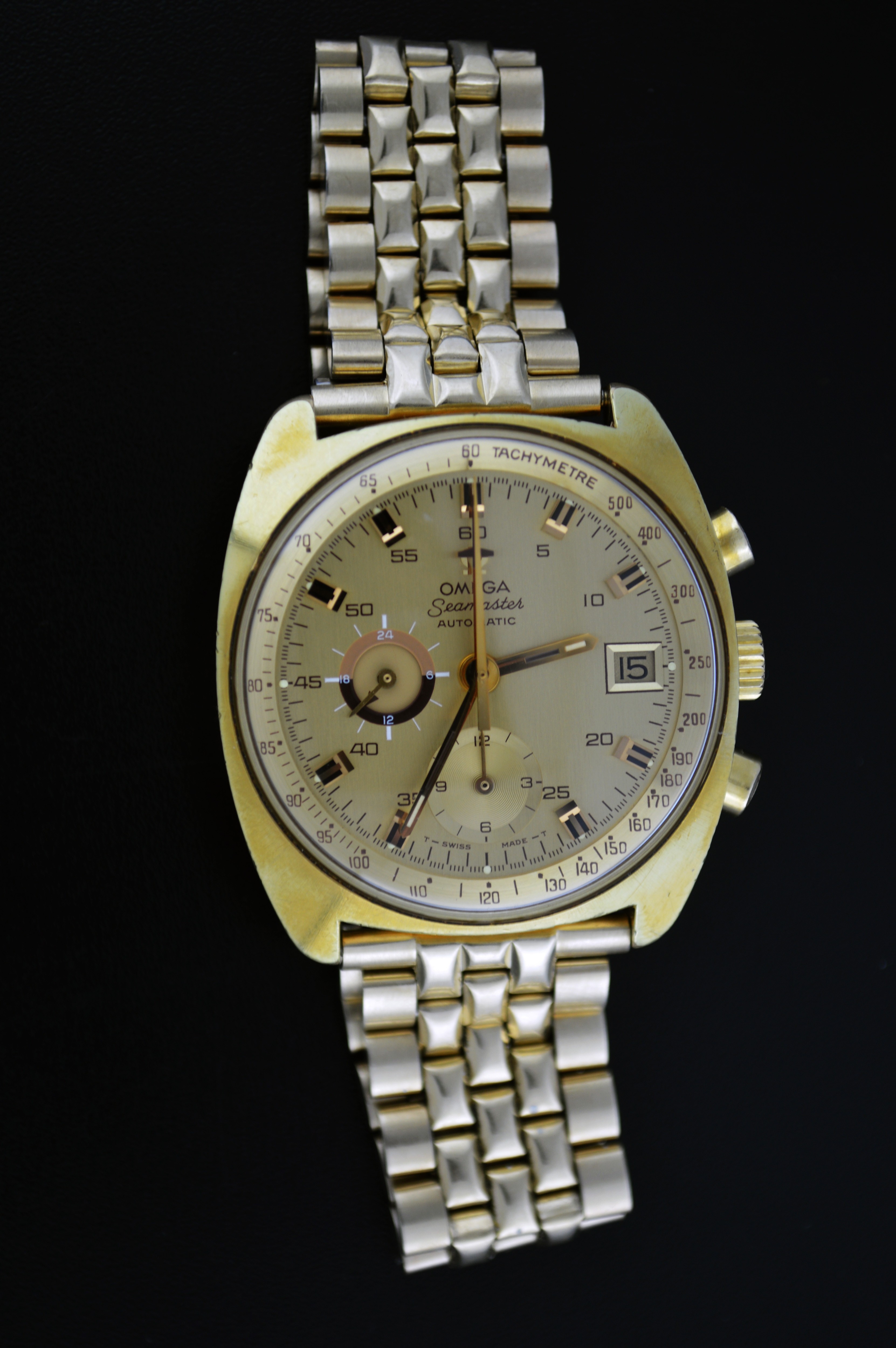 Omega Seamaster Chronograph 38.5mm 20 Micron Gold Filled Automatic ...