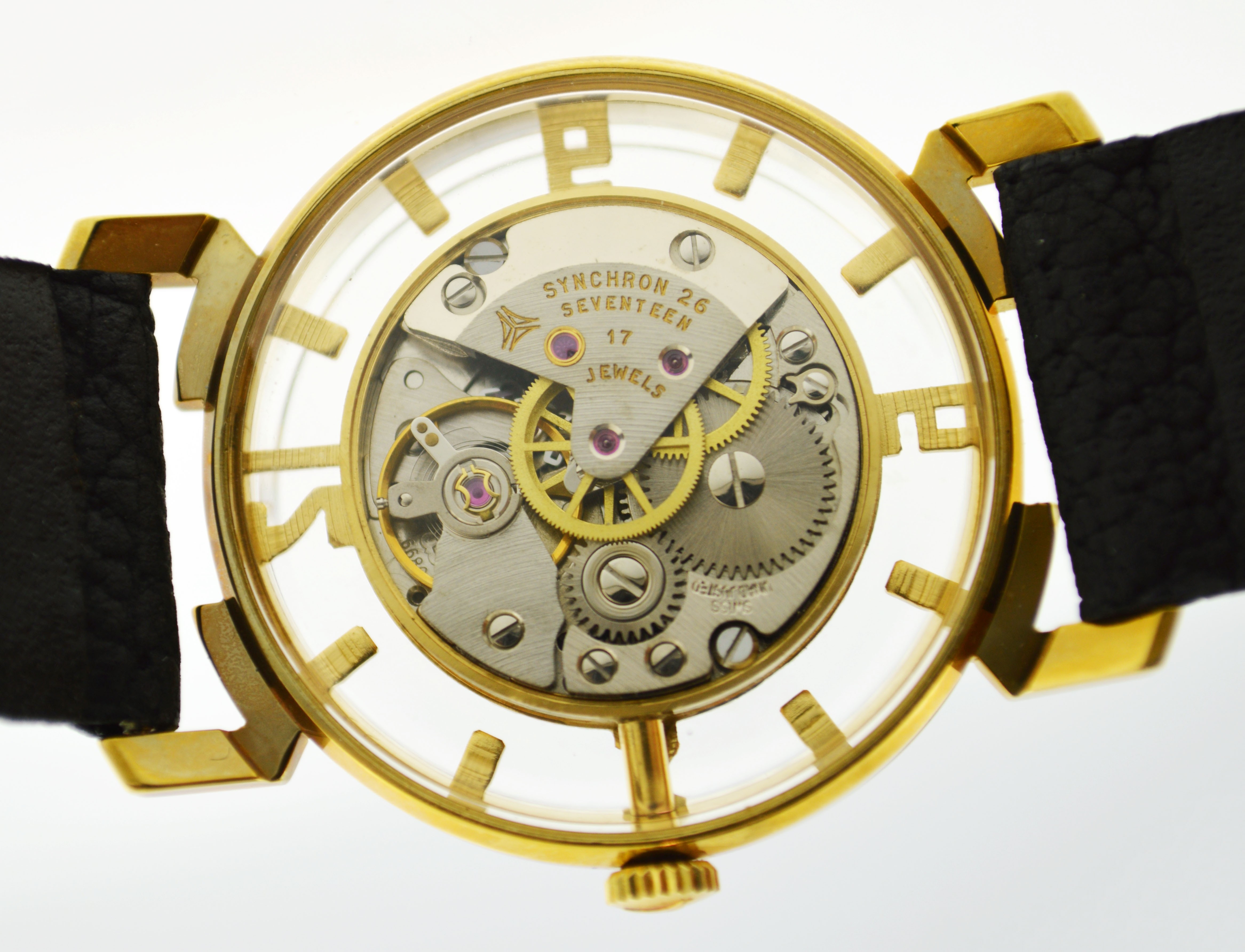 Ernest Borel Synchron 26 32mm Gold Electroplated Mechanical Men's ...
