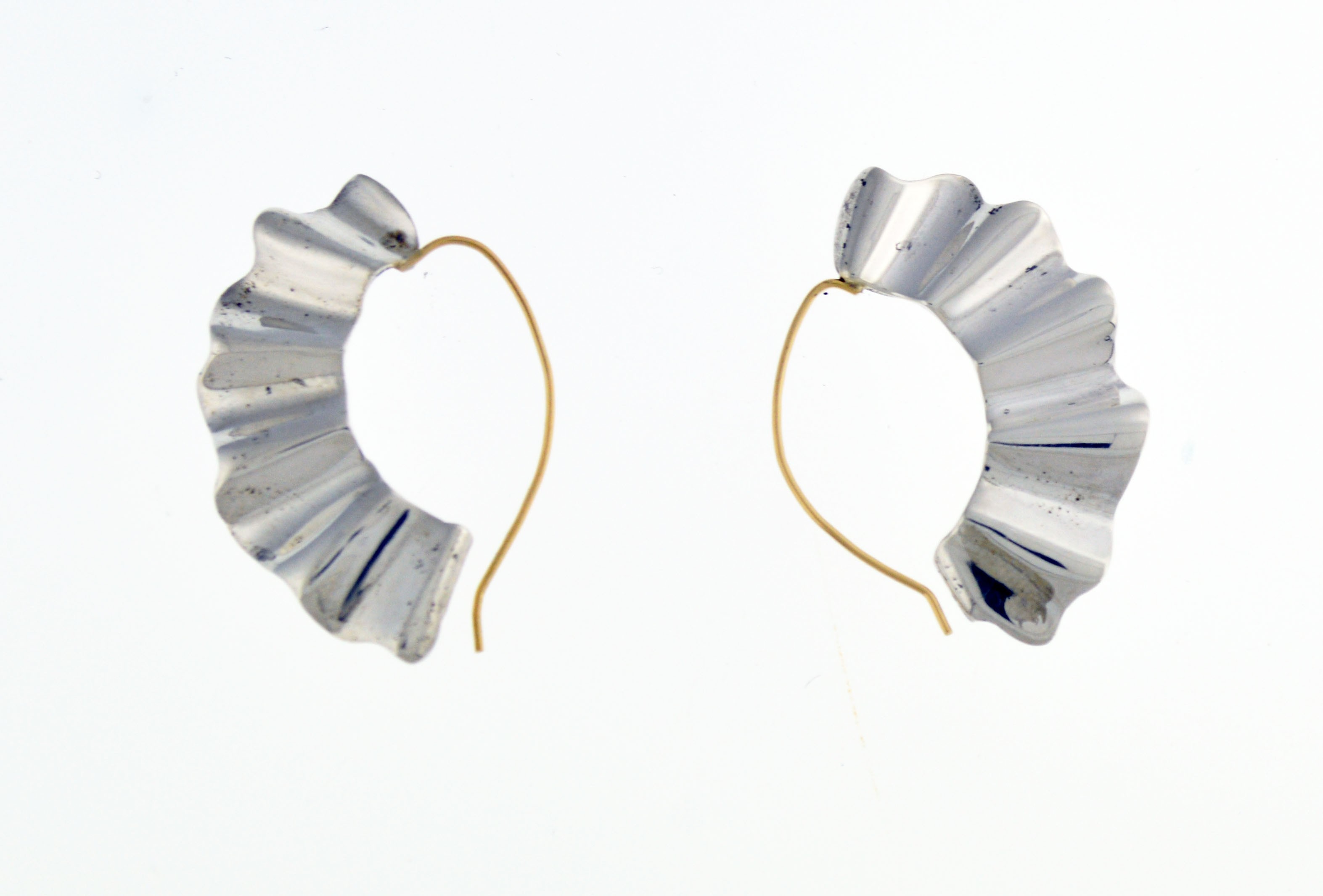 Vintage Beth Moskowitz For Tiffany & Co 14k Gold Sterling Silver Fan ...