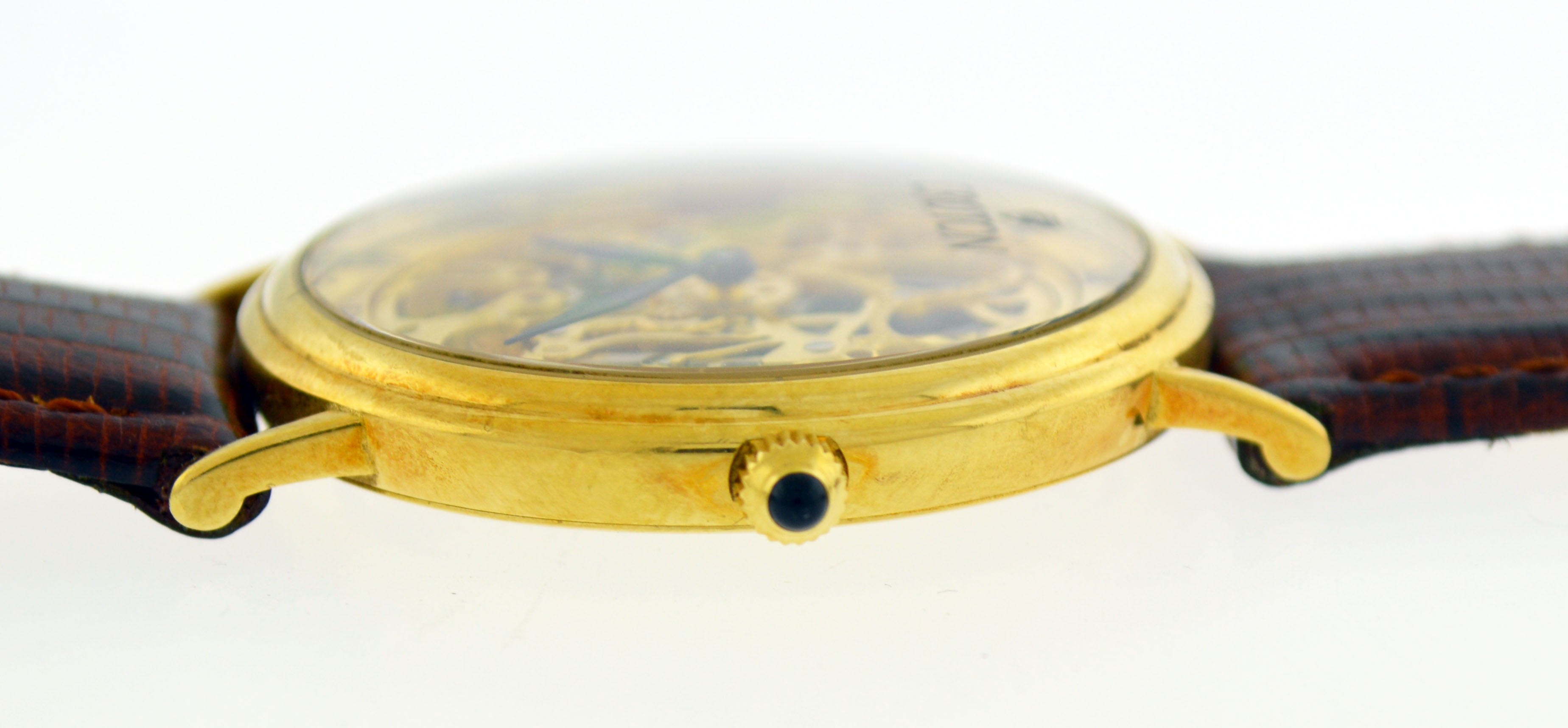 Vintage Croton 18k Yellow Gold Skeleton 17 Jewel Mechanical Watch WORKS ...