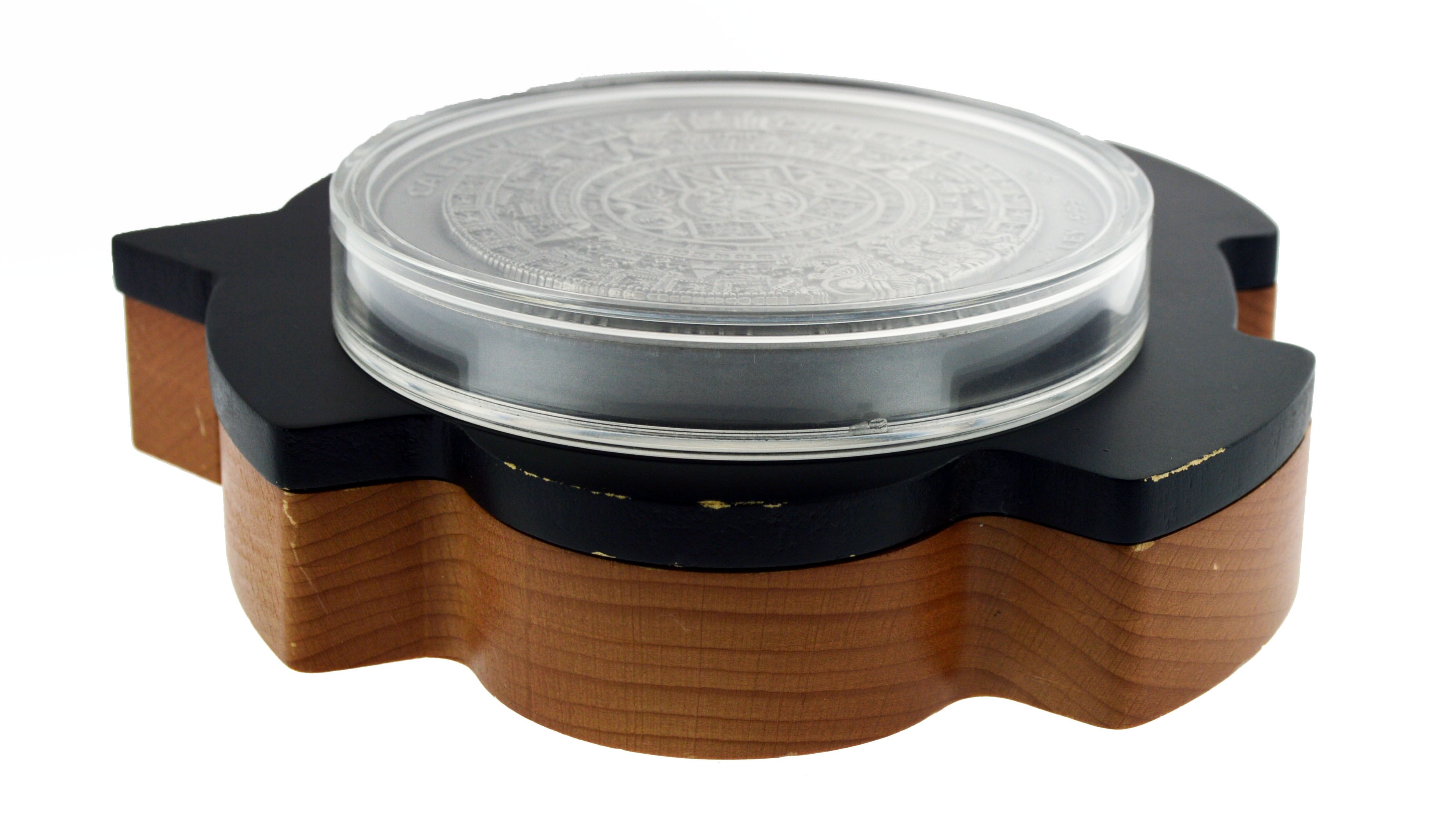 2017 $100 Mexico Aztec Calendar 1 Kilo .999 Silver Antiqued Box | Coin ...