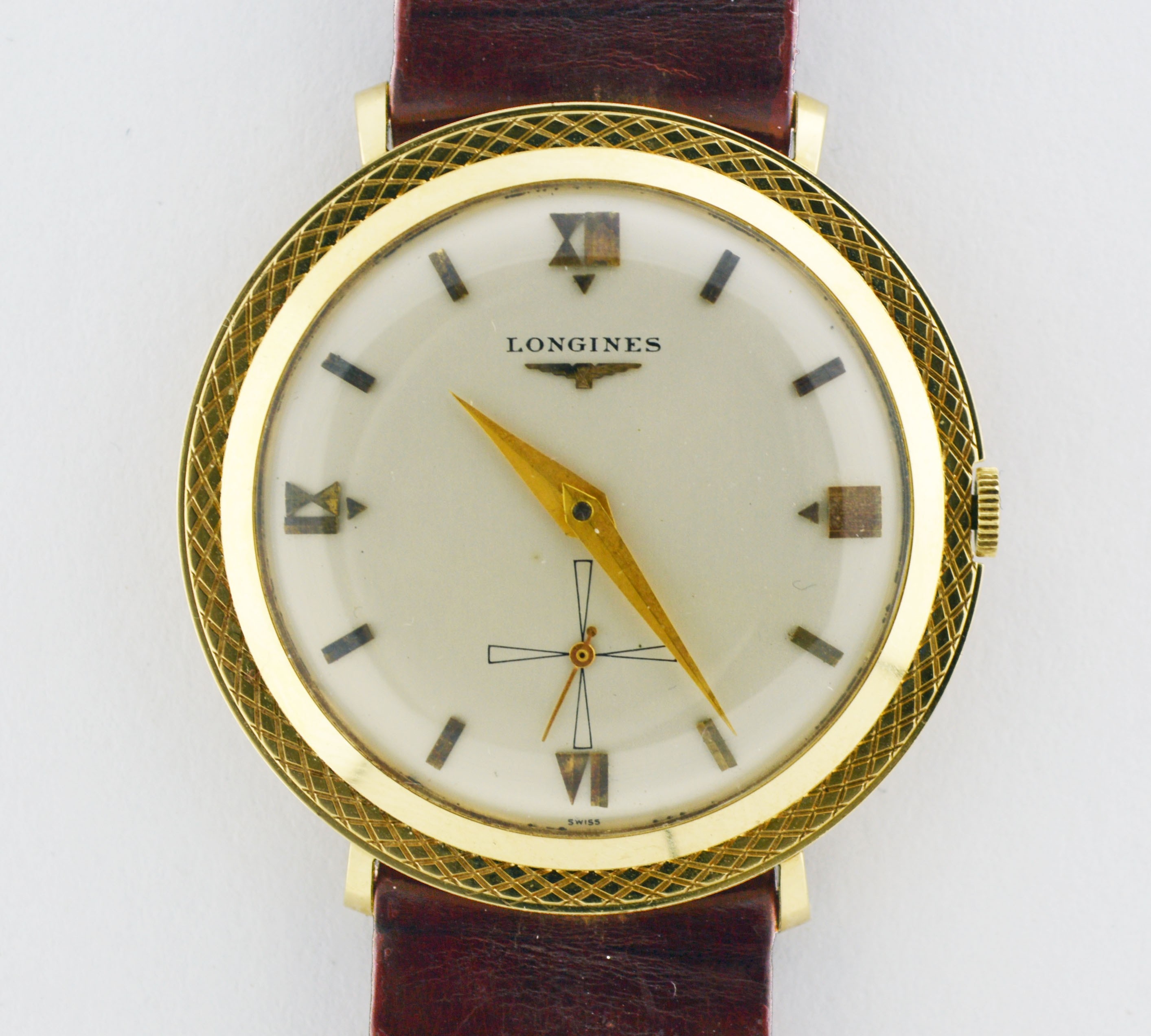 Vintage Longines Cal 23Z 35mm 14k Yellow Gold Fancy Bezel 17j ...