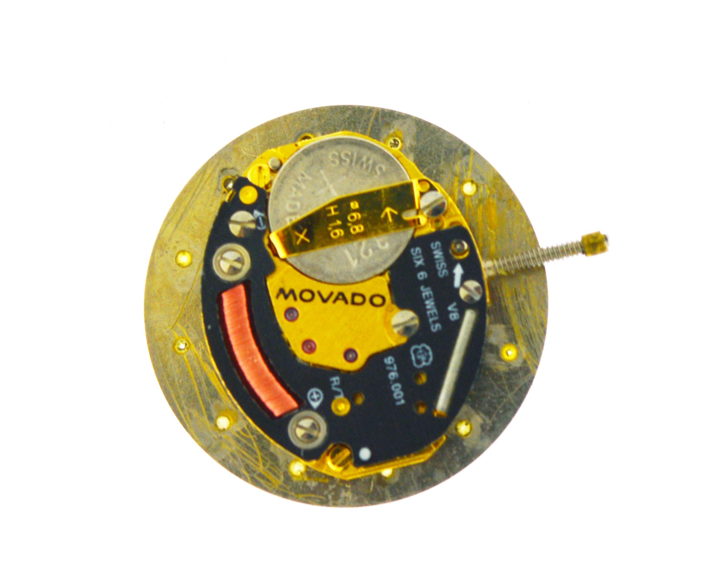 Movado ETA Cal 976.001 MOP Diamond Dial 7J Quartz Watch Movement PARTS ...