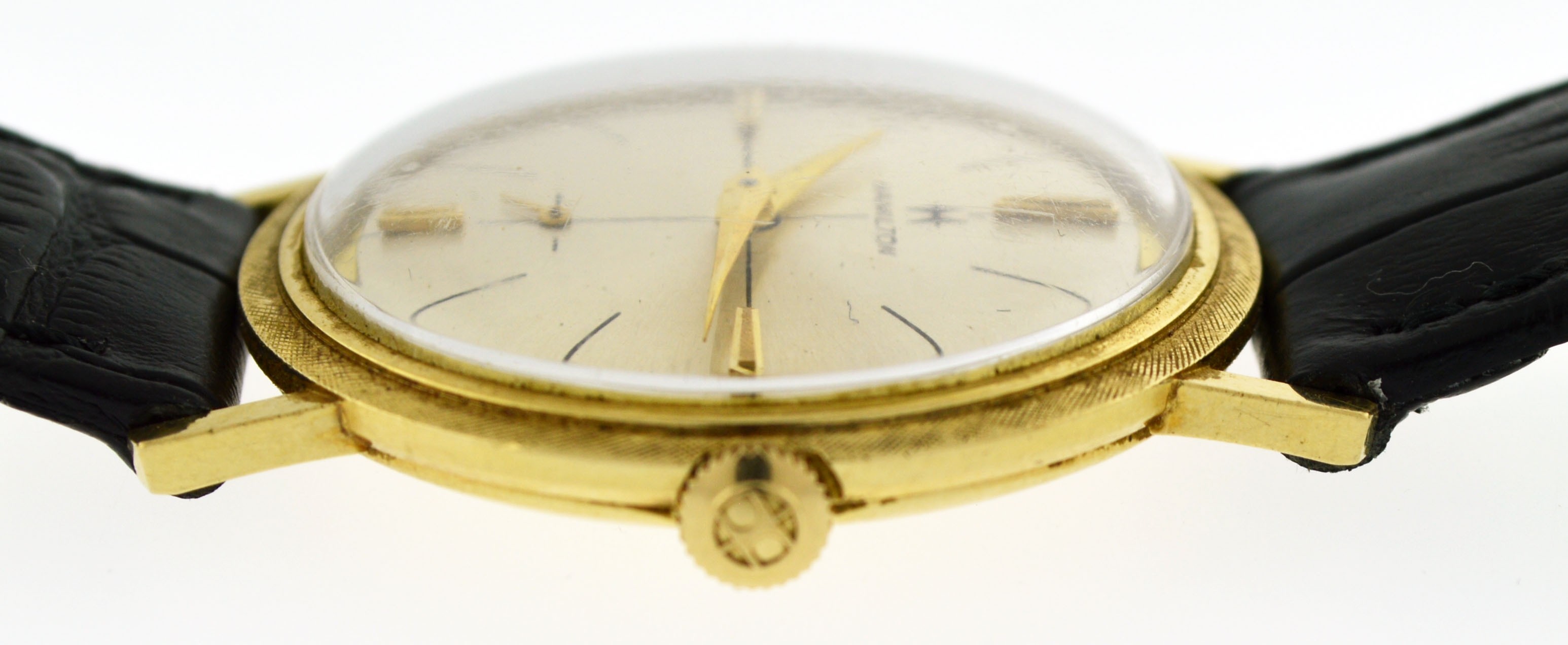 Vintage Hamilton Cal 770 14k Yellow Gold 32mm 22 Jewel Incabloc ...