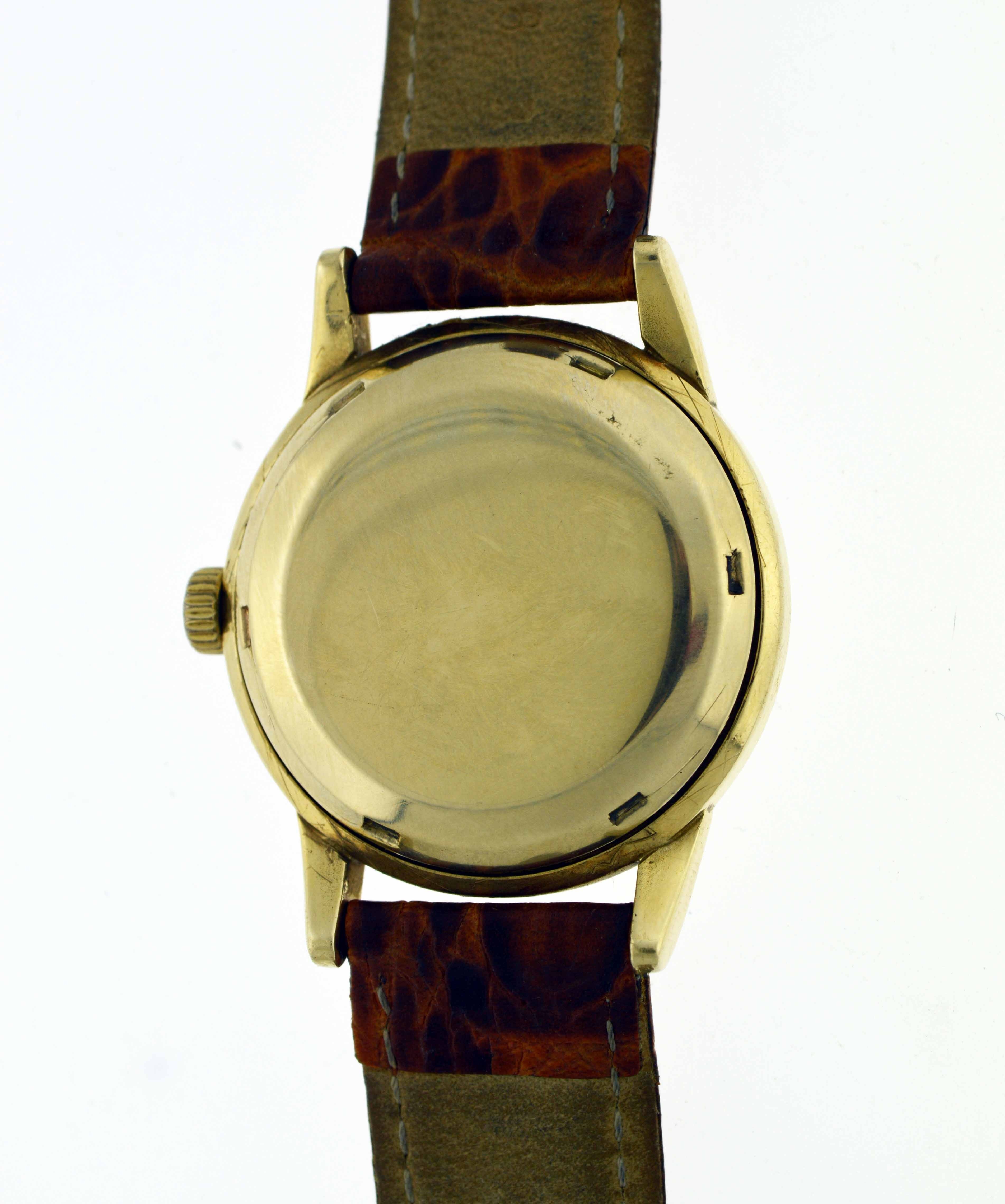 Vintage 1958 Omega Seamaster Cal 501 34mm 14k Gold 20 Jewel Automatic ...