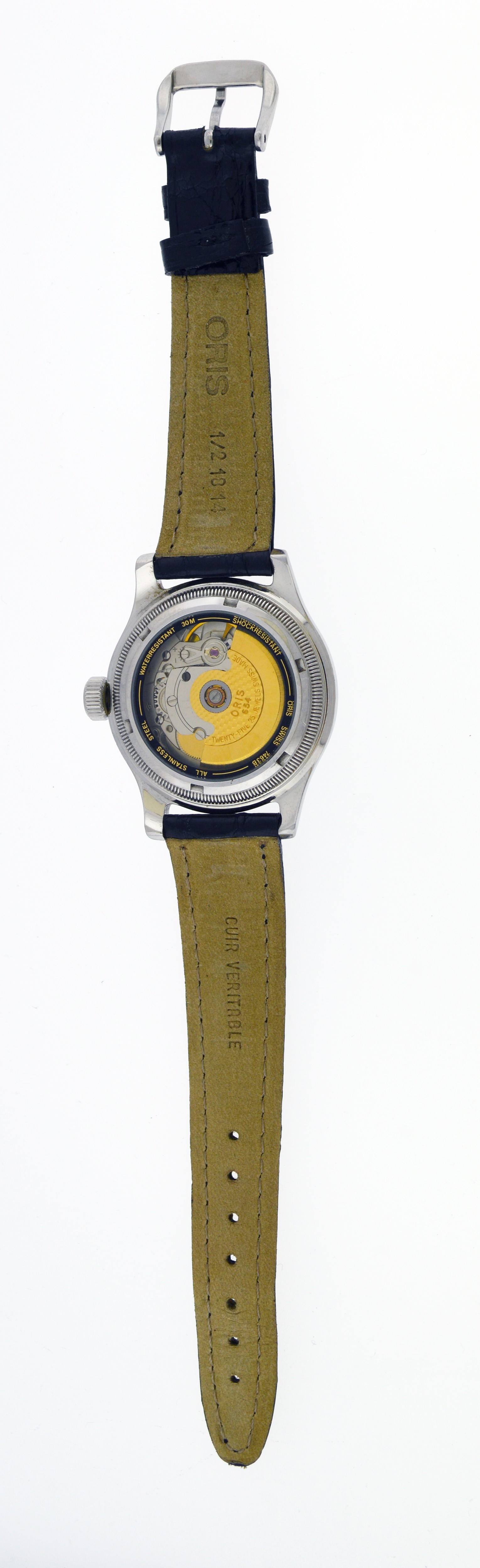 Vintage ORIS Big Crown Pointer Date 36mm Stainless Steel Black Dial ...