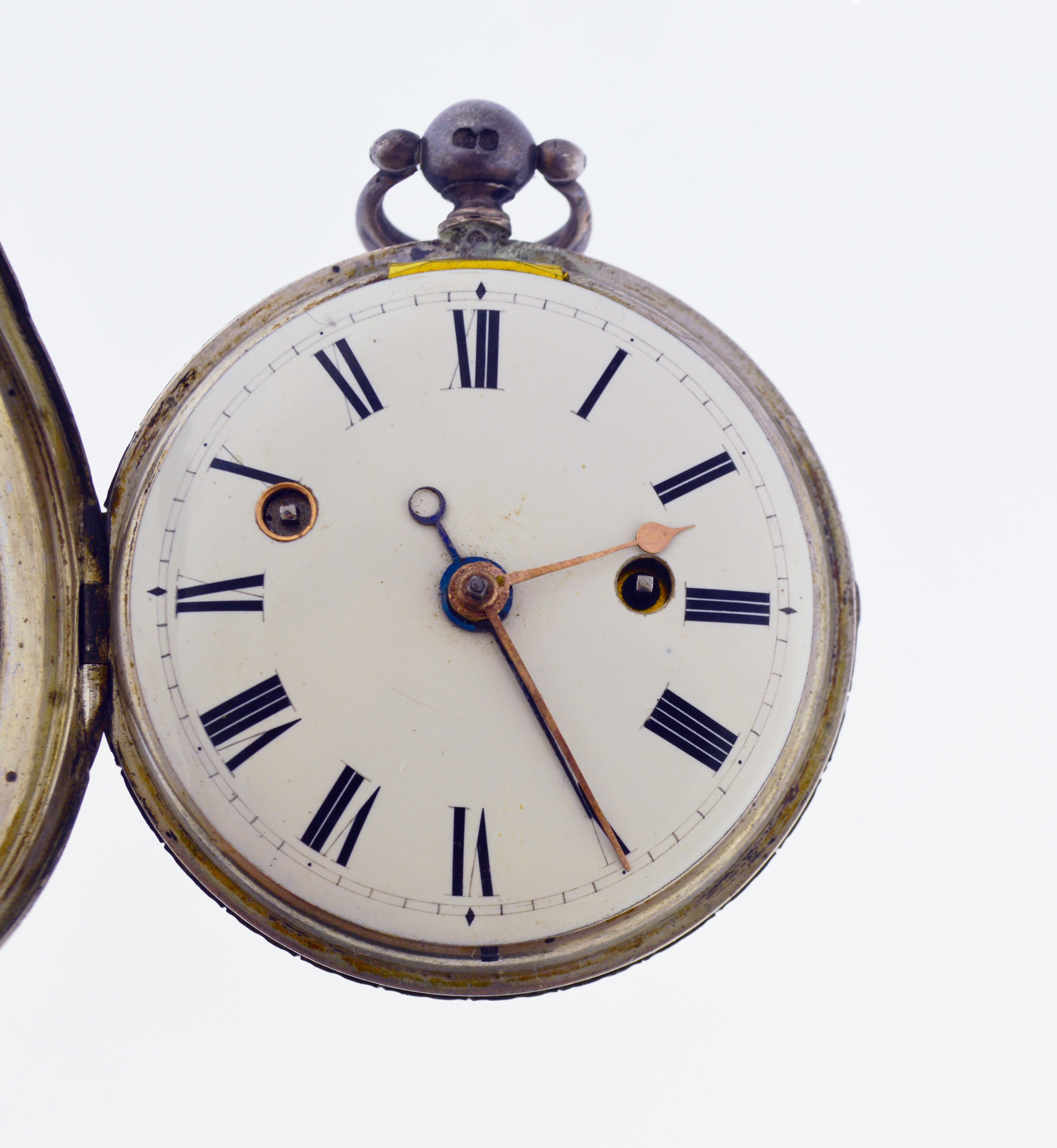 Antique 1839 James Wintle London Sterling Silver Fusee Alarm Pocket ...