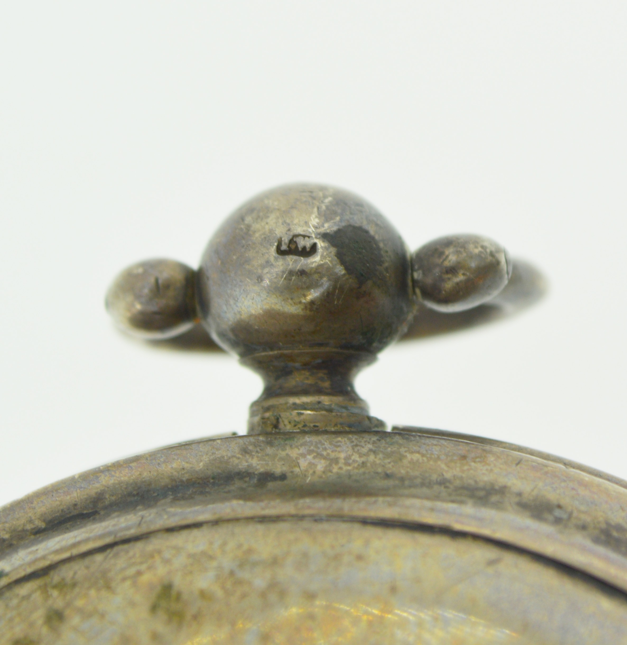 Antique 1839 James Wintle London Sterling Silver Fusee Alarm Pocket ...