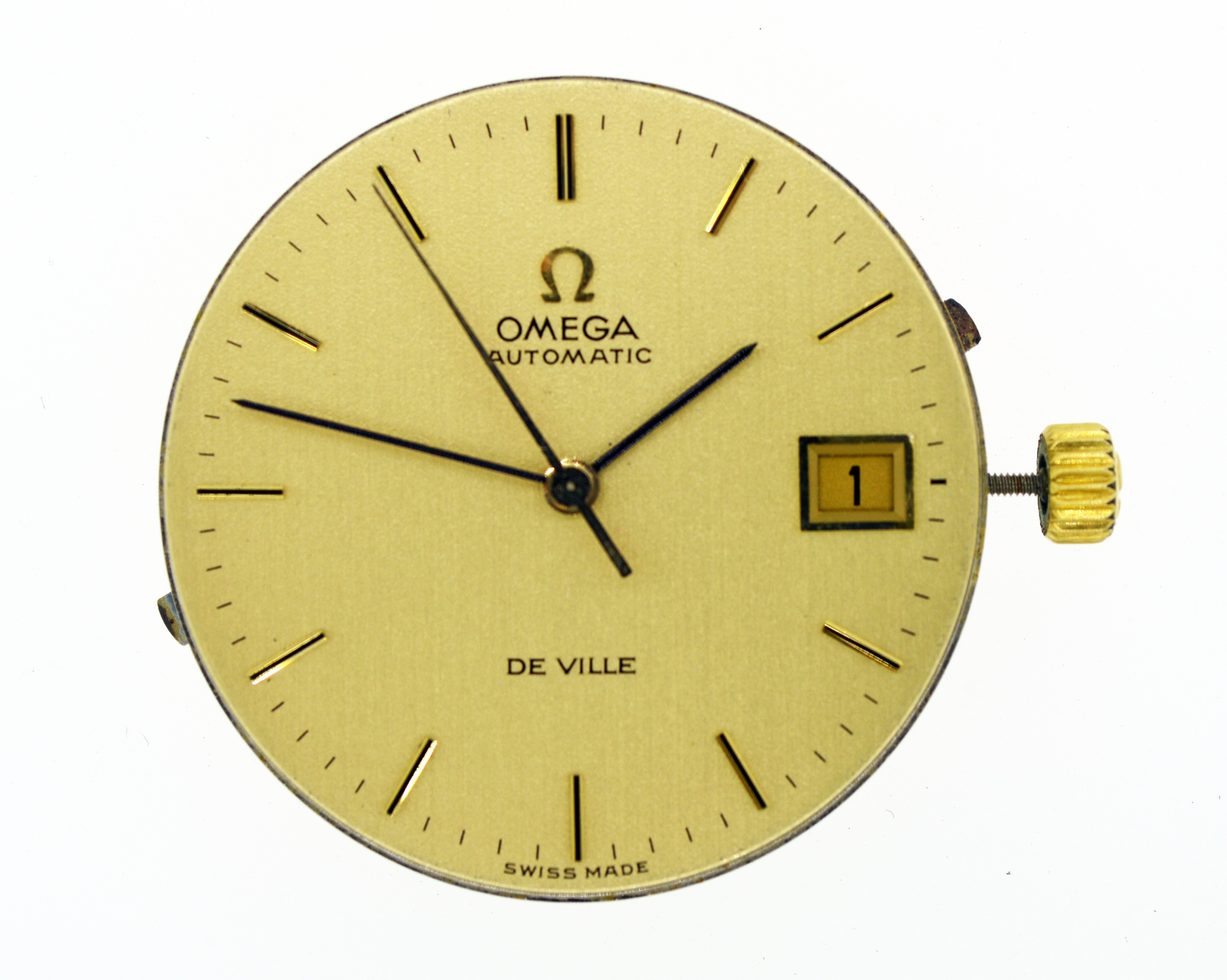 Vintage Omega De Ville Cal 1002 20 Jewel Date Automatic Watch Movement ...