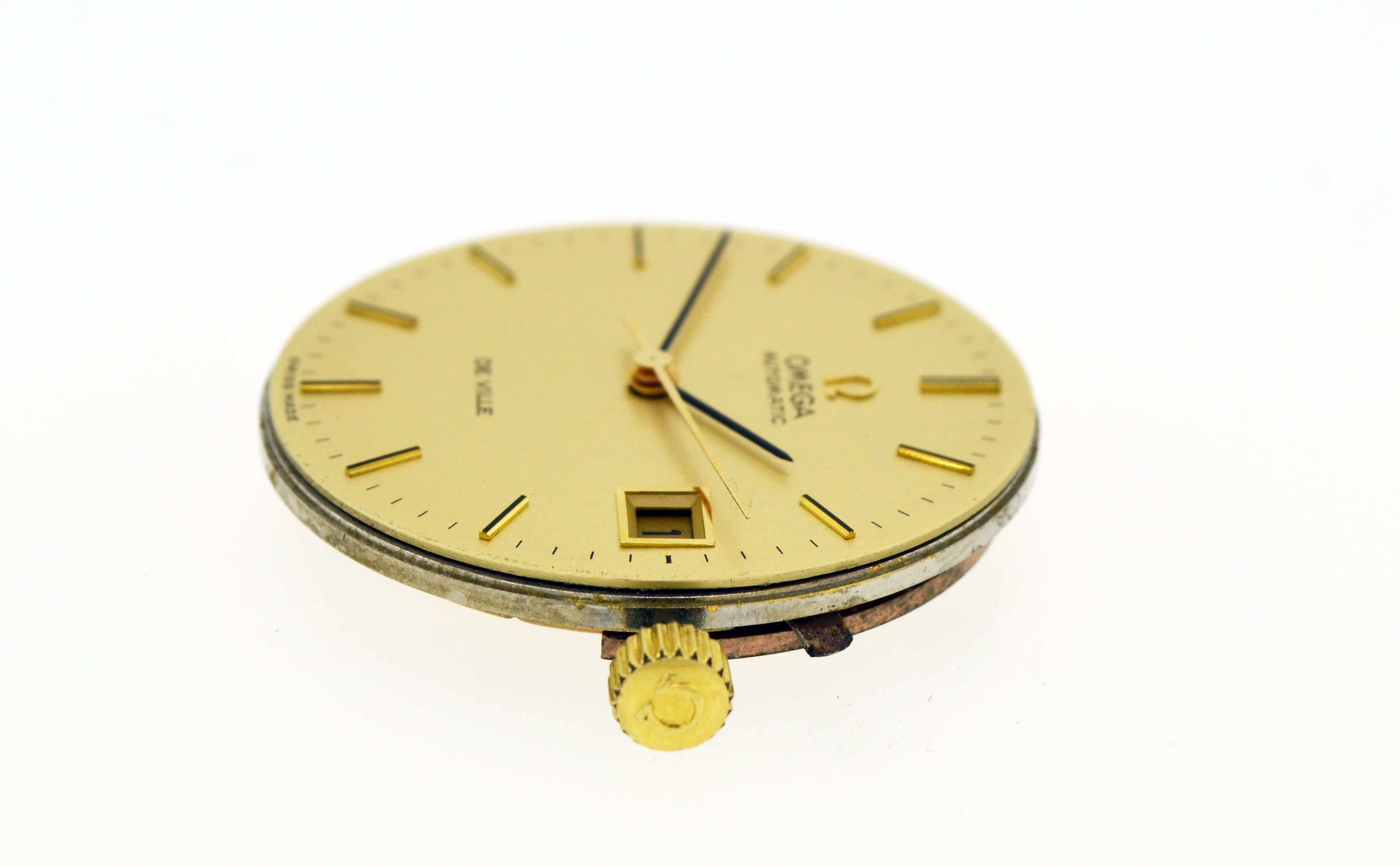 Vintage Omega De Ville Cal 1002 20 Jewel Date Automatic Watch Movement ...