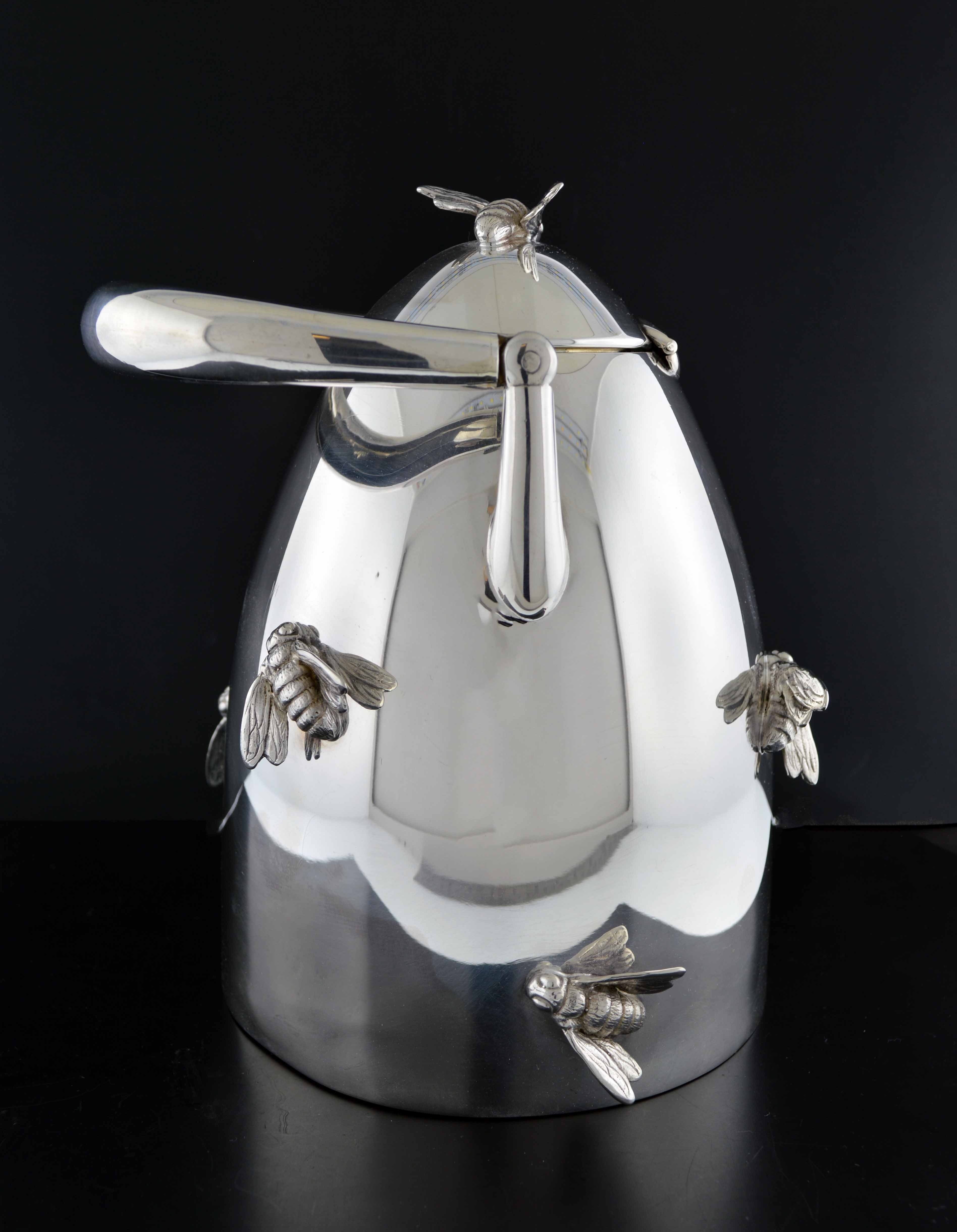Vintage Christian Dior 925 Sterling Silver 3D Horse Fly Insect Teapot ...