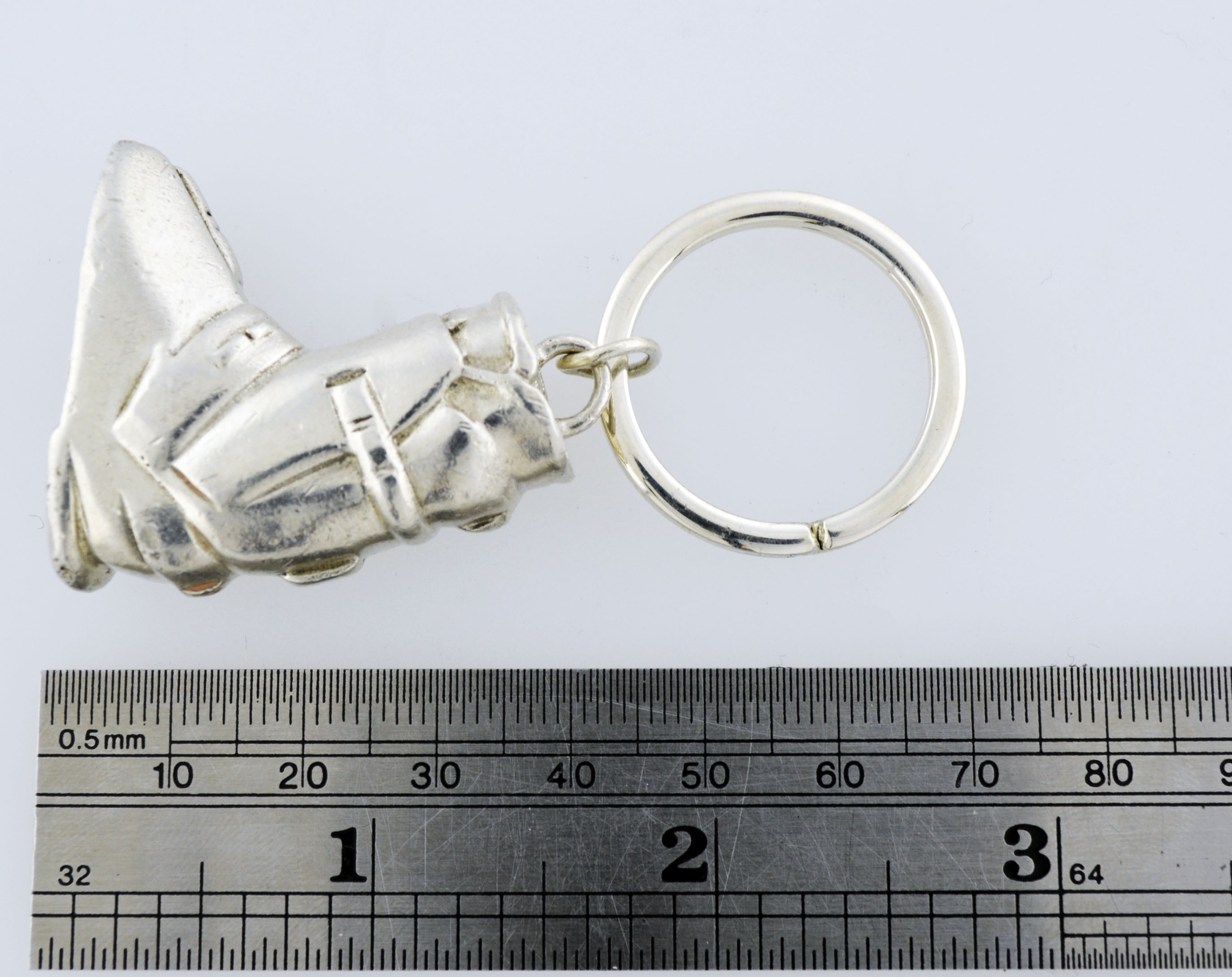 Vintage 1992 Tiffany & Co 925 Sterling Silver 3D Ski Boot Charm Key ...