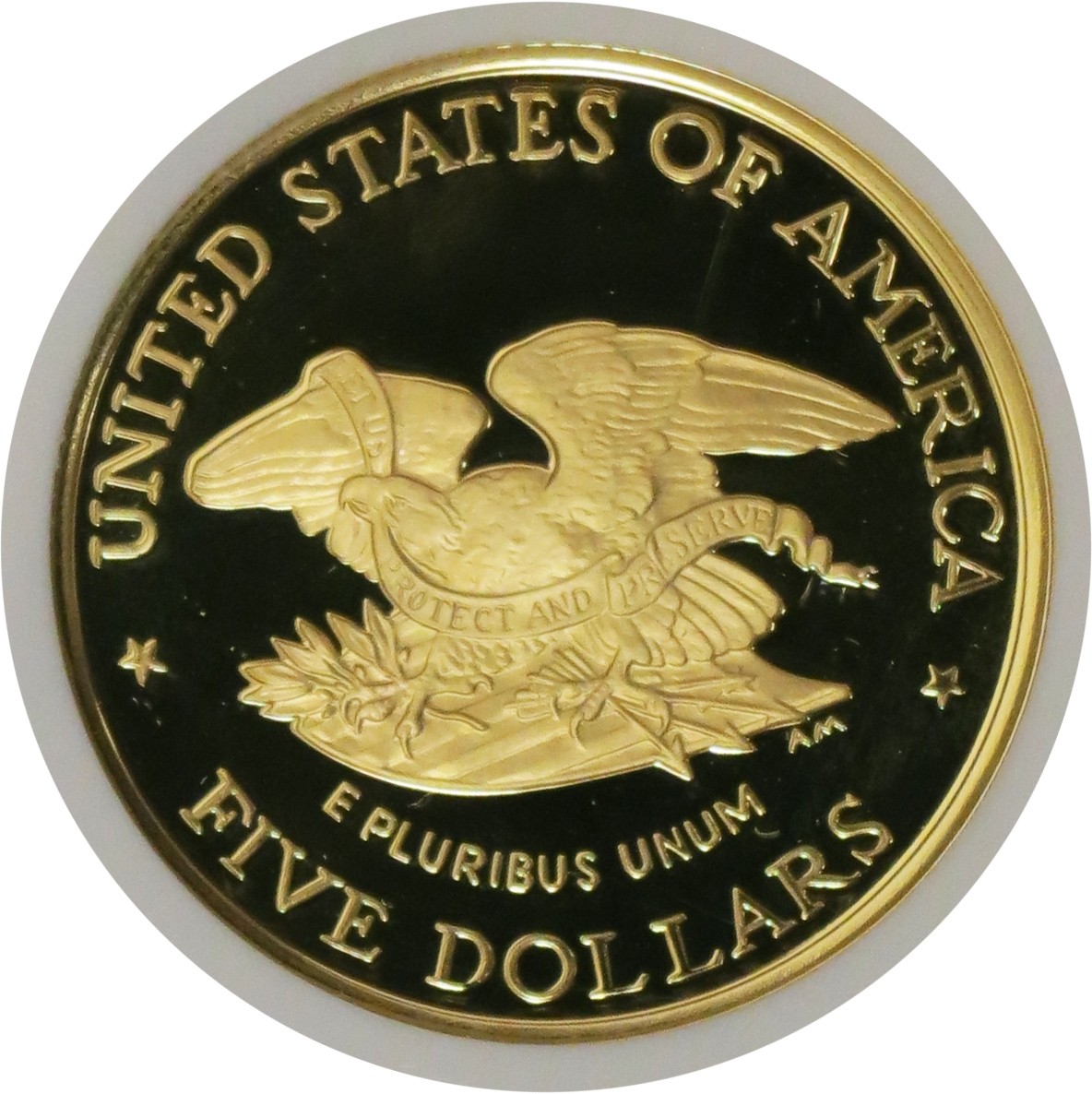 1995 W $5 Gold Civil War Battlefield Preservation Commemorative Coin ...