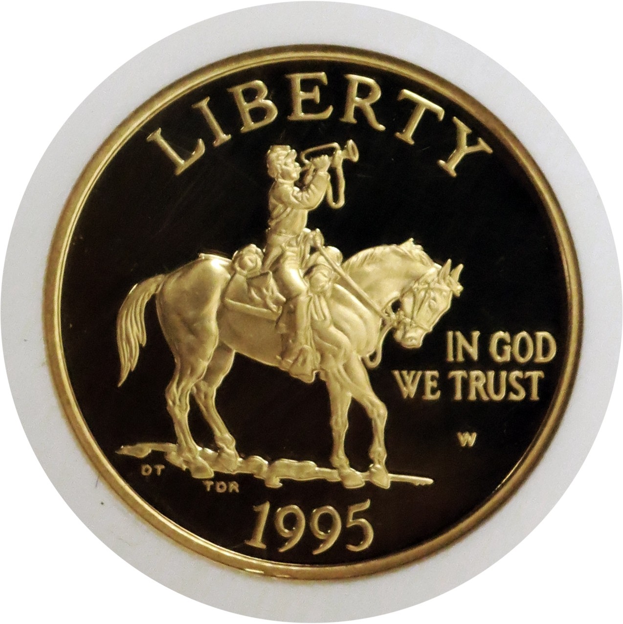 1995 W $5 Gold Civil War Battlefield Preservation Commemorative Coin ...