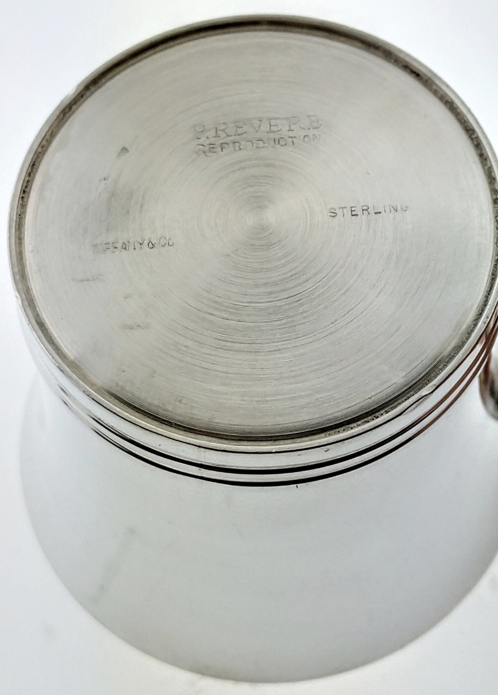 Vintage Tiffany & Co Paul Revere Reproduction Sterling Silver Baby Cup ... Vintage Tiffany & Co Paul Revere Reproduction Sterling Silver Baby Cup ...