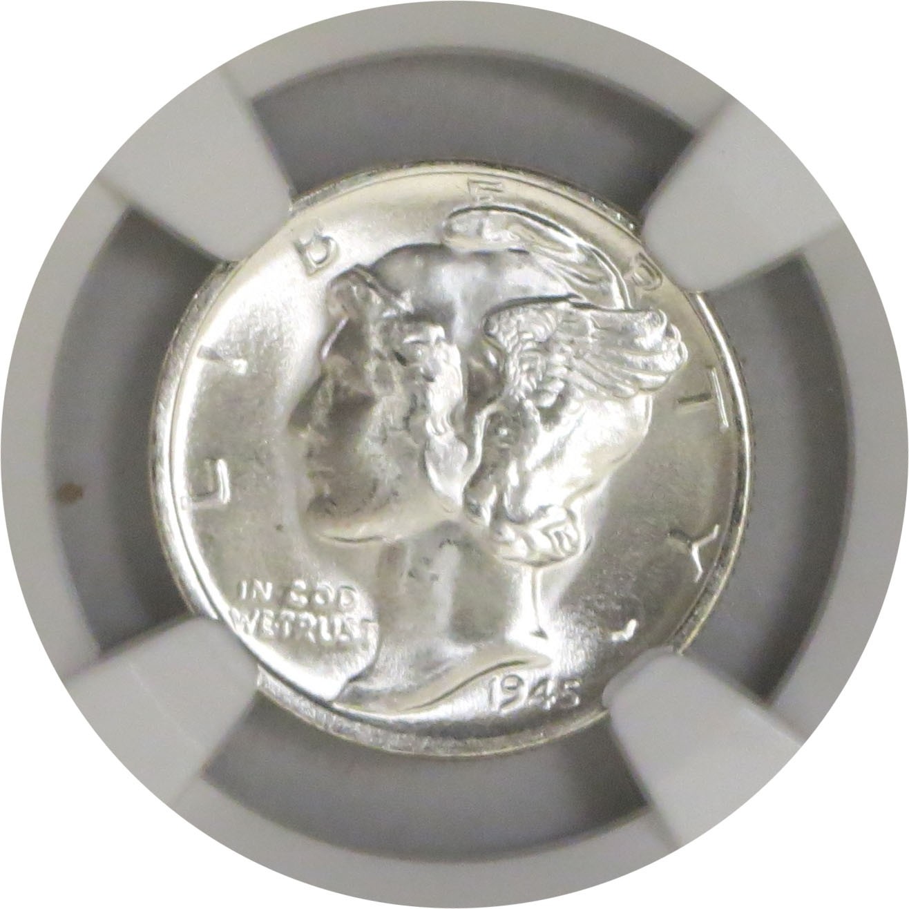 1945 S Micro S 10C Silver Mercury Dime NGC MS66 Gem Uncirculated Coin | Coin Exchange NY