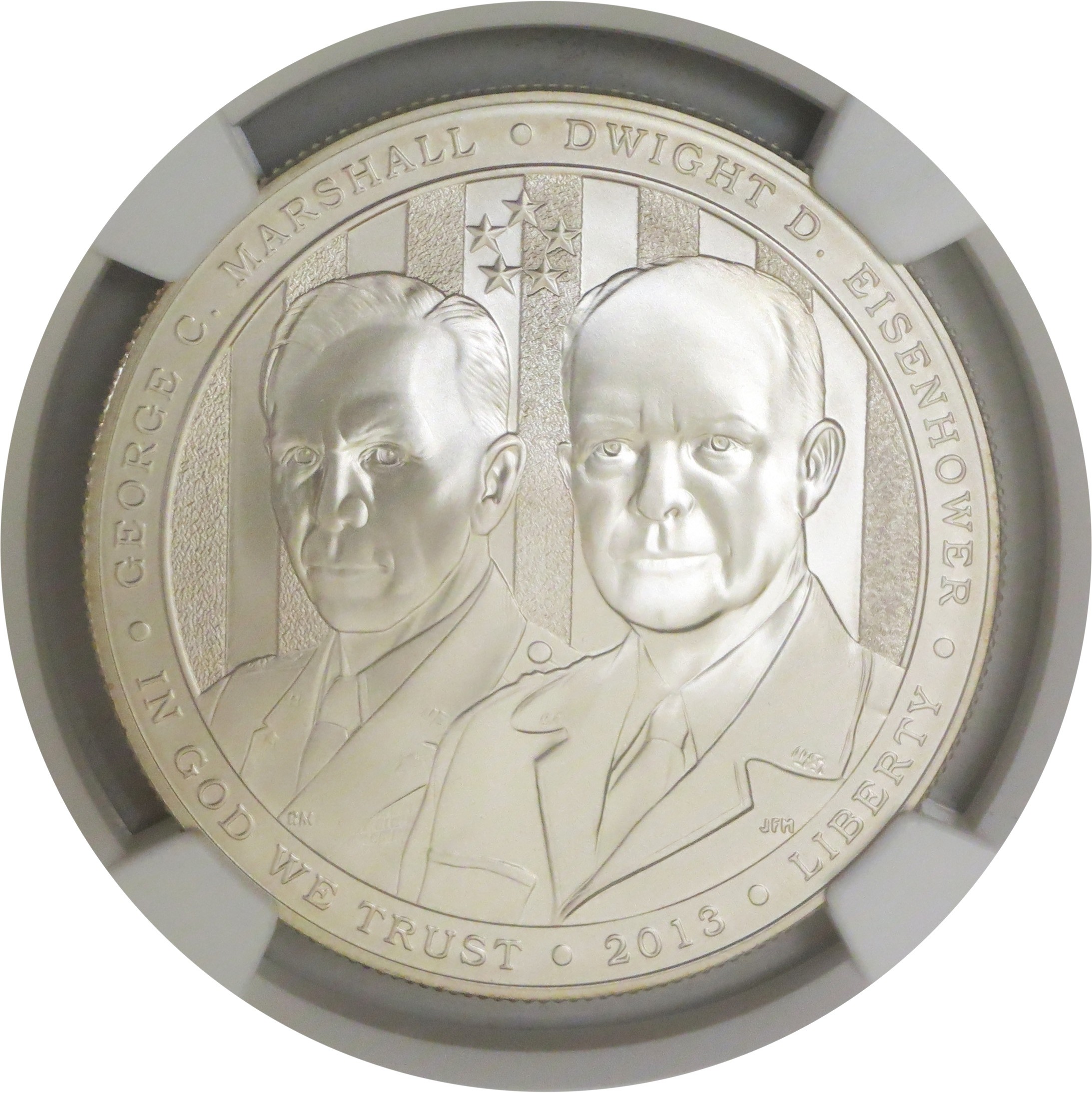 2013 W $1 5 Star Generals Commemorative Silver Dollar NGC MS69 | Coin ...