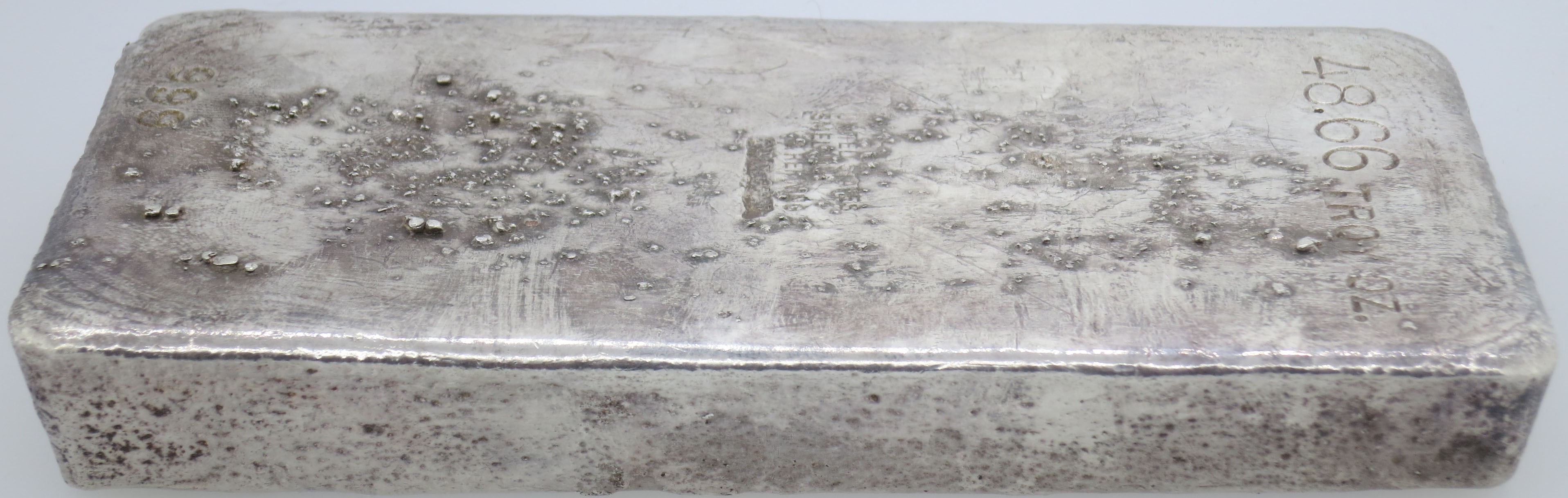 United States Smelting & Refining 48.66 Troy Oz .999 Fine Silver Bar ...