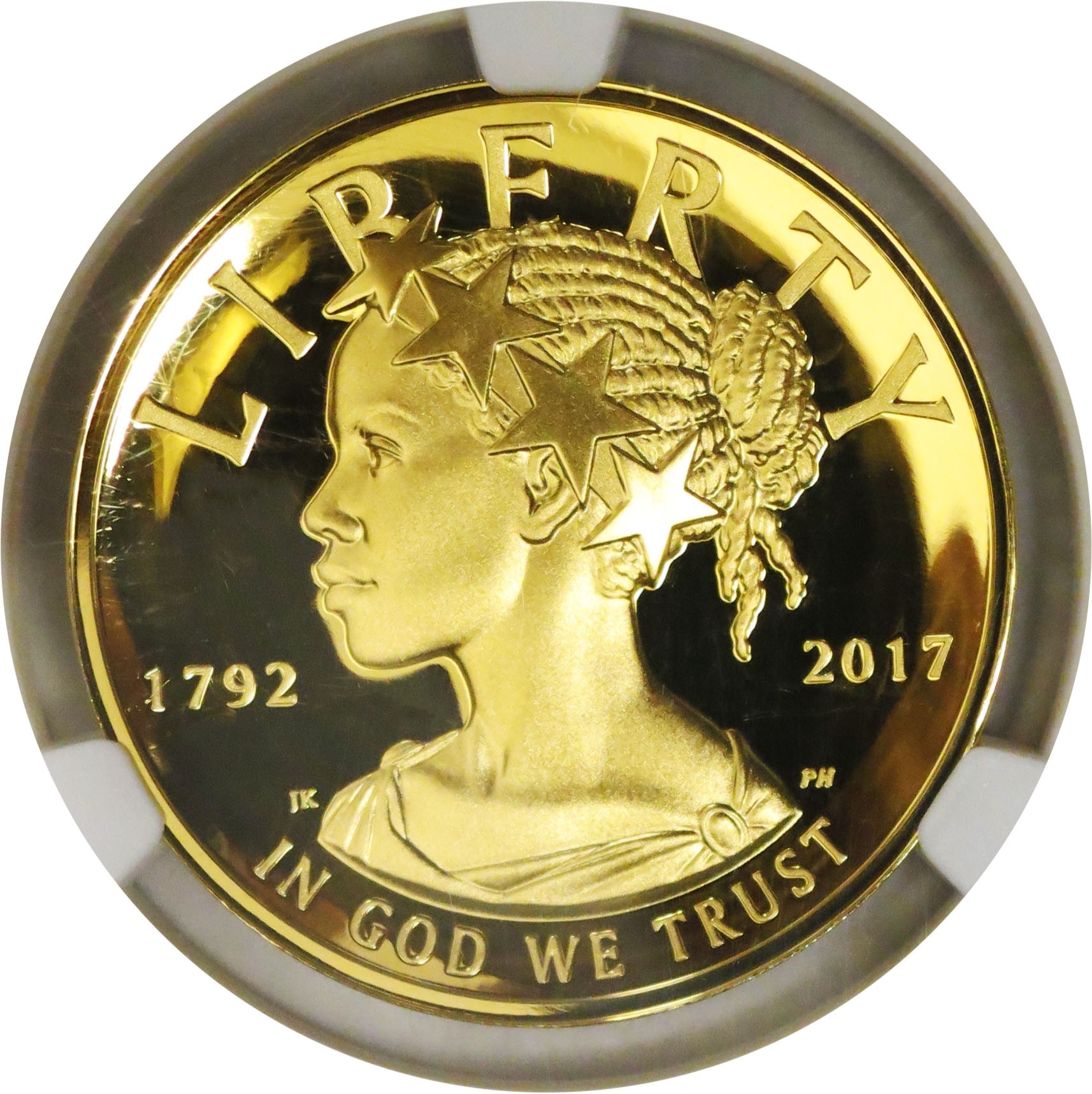 2017 W $100 Proof Gold Liberty High Relief 225th Anniversary NGC PF70 ...