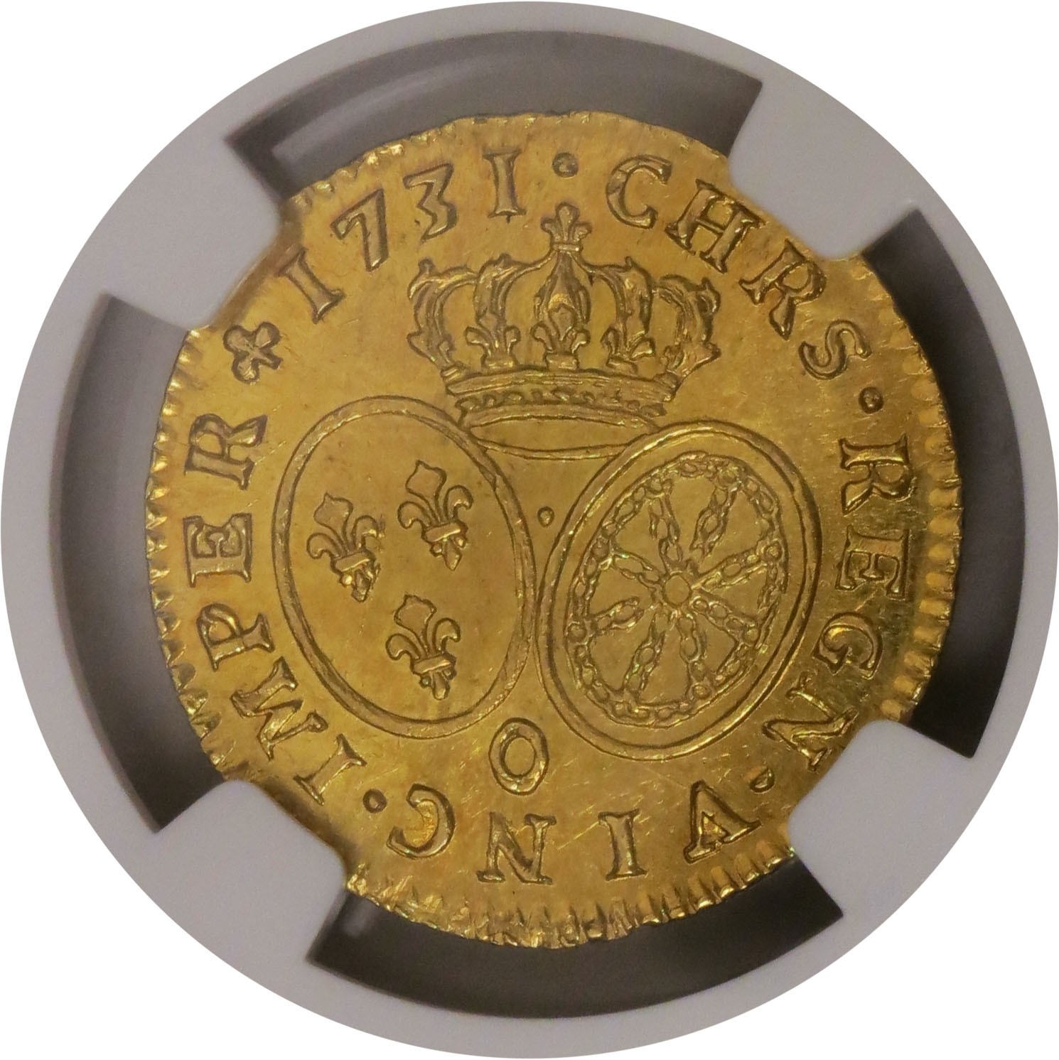 1731 O 1 Louis d'Or Gold France Louis XV NGC MS63 | Coin Exchange NY