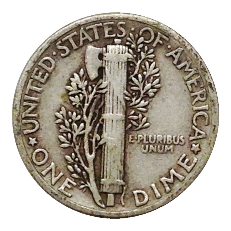 Bag Of 1000 $100 Face Value 90% Silver Mercury Dimes Circulated Coins ...