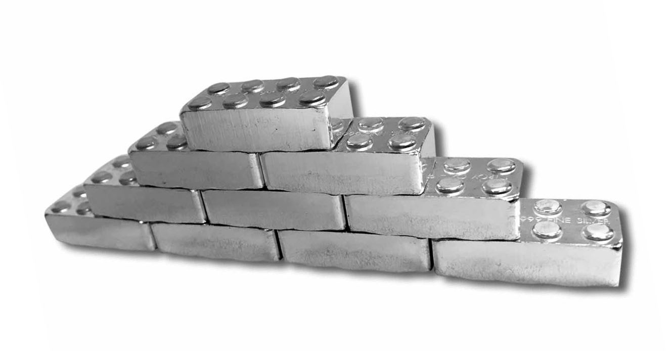 Monarch Precious Metals The Starter Kit 12 oz .999 Fine Silver Building ...